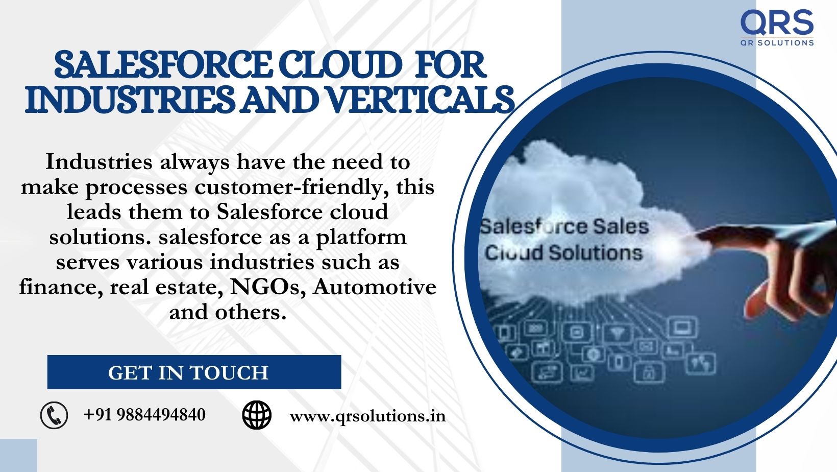 Salesforce Cloud Solutions for Industries and Verticals - Desktop Wallpaper