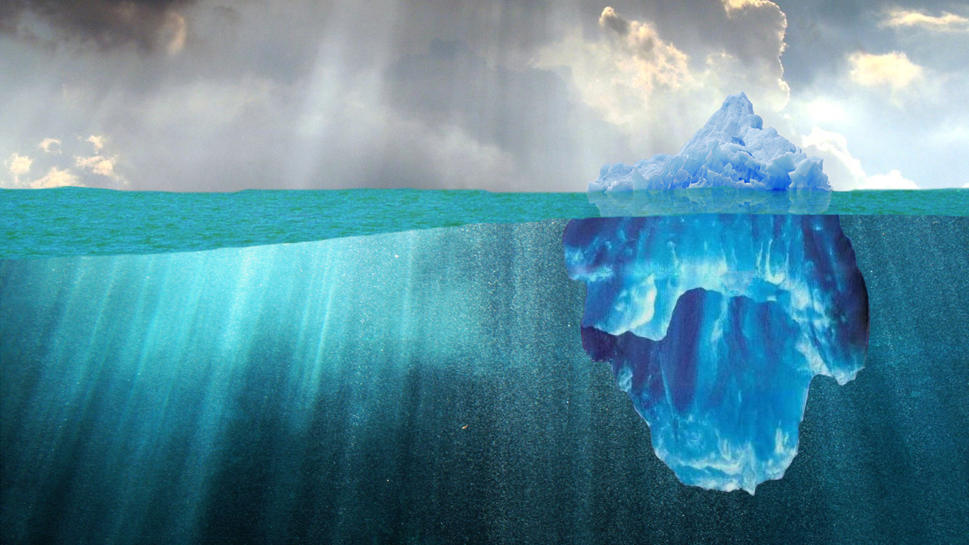 Underwater iceberg by Fanois - Desktop Wallpaper